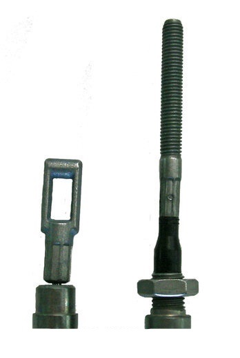 Jarruvaijeri 920/1145 mm M8 Silmukka/kierre AL-KO, knott, BPW, p ...