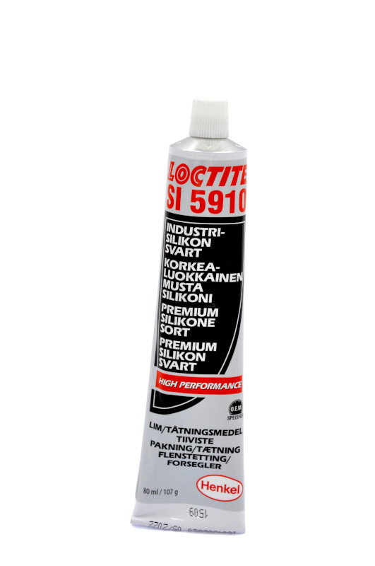 Silikoni musta 5910 80 ml - Motormarket verkkokauppa