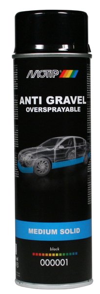 Helmamassa Spray Musta 500 ml Aerosoli Motip - Motormarketverkkokauppa