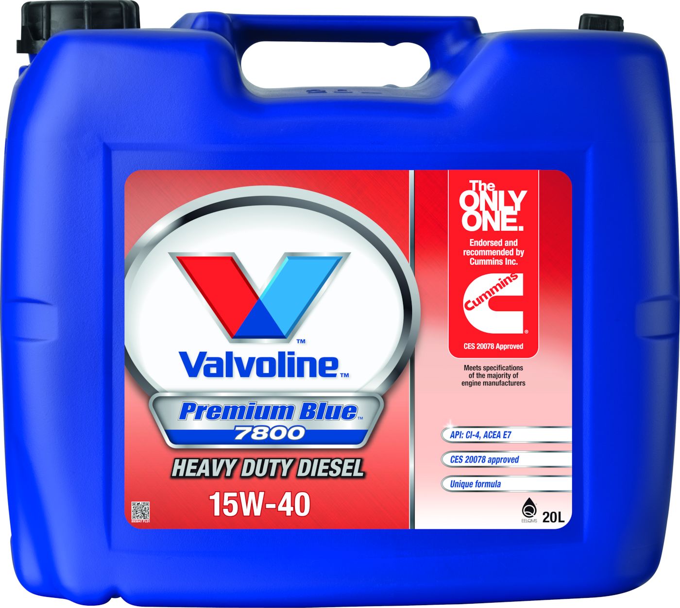 Valvoline Premium Blue 7800 15W40 PL 20 L - Motormarket verkkokauppa