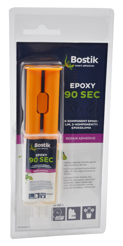 Bostik 90 seconds 24 ML ruisku - Motormarketverkkokauppa