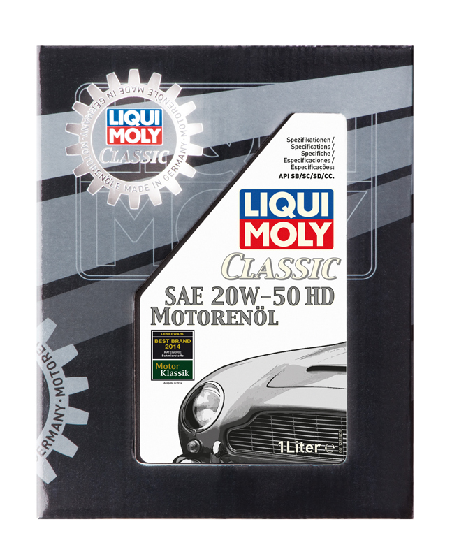 Classic Motor Oil SAE 20W50 1 L - Motormarket verkkokauppa